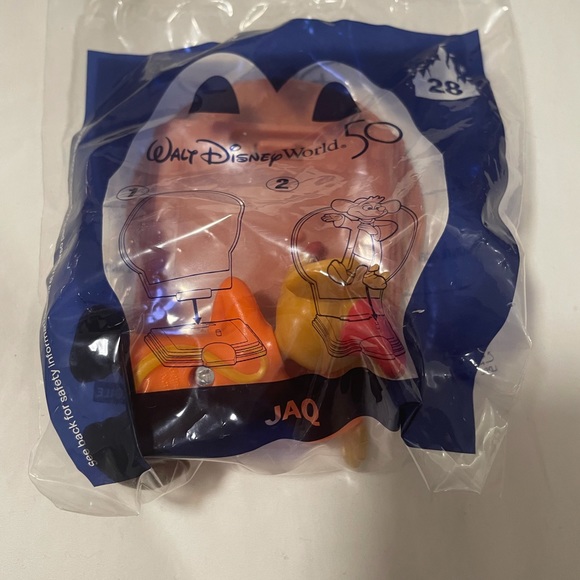 Disney | Toys | Walt Disney World 5th Anniversary 28 Jaq Happy Meal Toy ...